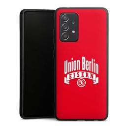 DeinDesign Galaxy A52s 5G Handy Premium Silikon H&uuml;lle Handyh&uuml;lle schwarz Case Fcu Official Licensed Product 1. Fc Union Berlin Silikon Premium Case
