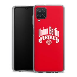 DeinDesign Galaxy A12 Handy Silikon H&uuml;lle Case transparent Handyh&uuml;lle Fcu Official Licensed Product 1. Fc Union Berlin Silikon Case