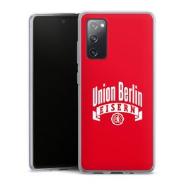DeinDesign Galaxy S20 FE Handy Silikon H&uuml;lle Case transparent Handyh&uuml;lle 1. Fc Union Berlin Official Licensed Product Fcu Silikon Case