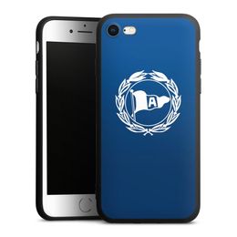DeinDesign iPhone SE (2020) Handy Premium Silikon H&uuml;lle Handyh&uuml;lle schwarz Case Arminia Bielefeld Official Licensed Product Soccer Silikon Premium Case