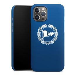 DeinDesign iPhone 12 Pro Max Handy Premium Case Smartphone Handyh&uuml;lle Schutzh&uuml;lle matt Arminia Bielefeld Soccer Official Licensed Product Premium Case