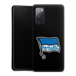 DeinDesign Galaxy S20 FE 5G Handy Premium Silikon H&uuml;lle Handyh&uuml;lle schwarz Case Hertha Bsc Logo Official Licensed Product Silikon Premium Case
