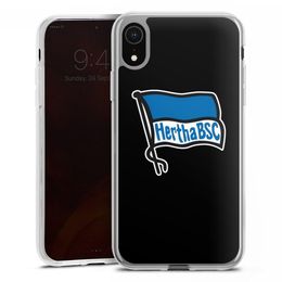 DeinDesign iPhone Xr Handy Silikon H&uuml;lle Case transparent Handyh&uuml;lle Official Licensed Product Logo Hertha Bsc Silikon Case