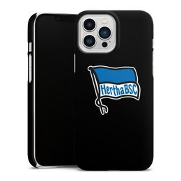 DeinDesign iPhone 13 Pro Max Handy Premium Case Smartphone Handyh&uuml;lle Schutzh&uuml;lle matt Official Licensed Product Logo Hertha Bsc Premium Case