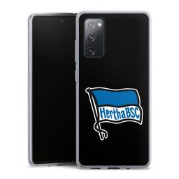 DeinDesign Galaxy S20 FE Handy Silikon H&uuml;lle Case transparent Handyh&uuml;lle Hertha Bsc Logo Official Licensed Product Silikon Case