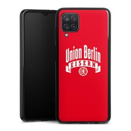 DeinDesign Galaxy A12 Handy Silikon H&uuml;lle Case schwarz Handyh&uuml;lle Fcu Official Licensed Product 1. Fc Union Berlin