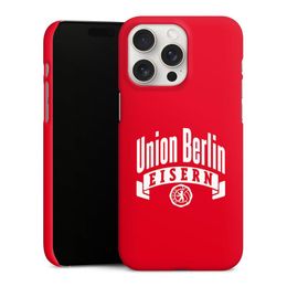 DeinDesign iPhone 15 Pro Max Handy Premium Case Smartphone Handyh&uuml;lle Schutzh&uuml;lle matt Fcu Official Licensed Product 1. Fc Union Berlin Premium Case