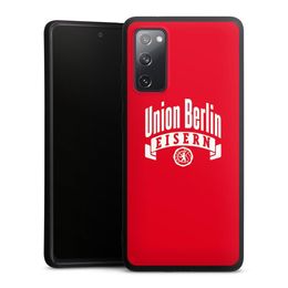 DeinDesign Galaxy S20 FE 5G Handy Premium Silikon H&uuml;lle Handyh&uuml;lle schwarz Case 1. Fc Union Berlin Official Licensed Product Fcu Silikon Premium Case