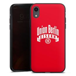 DeinDesign iPhone Xr Handy Silikon H&uuml;lle Case schwarz Handyh&uuml;lle Fcu Official Licensed Product 1. Fc Union Berlin