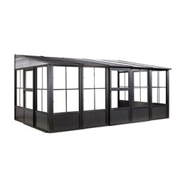 Sojag Kaltwintergarten 'Mural 1016' anthrazit 309 x 502 cm, mit Hardtop