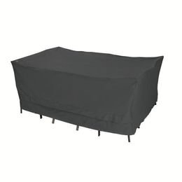 Tepro Abdeckhaube 'Universal' schwarz f&uuml;r Sitzgruppe rechteckig gro&szlig; 350 x 95 x 150 cm