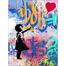 Pro Art Pro-Art Leinwandbild Canvas-Art 'Red Balloon' 60 x 80 cm