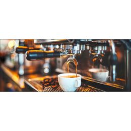 Pro Art Pro-Art Glasbild Glas-Art 'Espresso II' 125 x 50 cm