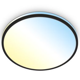 Brilo LED-Wand- und Deckenleuchte 'Lana' schwarz &Oslash; 33 x 6 cm