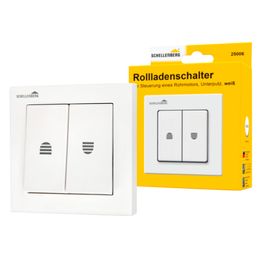 Schellenberg Schalter Rollladen Unterputz inklusive Rahmen