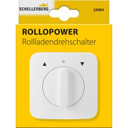 Schellenberg Knebelschalter mit Tast- und Rastfunktion Unterputz wei&szlig;