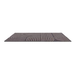 Astra Fussmatte 'Miabella' 50 x 150 cm Kringel schwarz