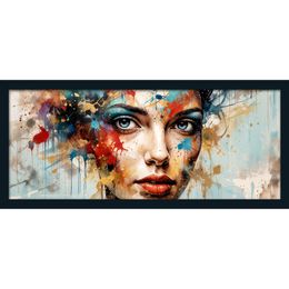 Pro Art Pro-Art Kunstdruck Framed-Art oversized 'Portrait IV' 130 x 60 cm gerahmt