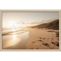 Pro Art Pro-Art Kunstdruck Framed-Art oversized 'Sea Mood XI' 130 x 90 cm gerahmt