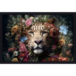 Pro Art Pro-Art Kunstdruck Framed-Art oversized 'Jaguar' 130 x 90 cm gerahmt
