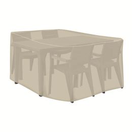 Tepro Abdeckhaube 'Universal' beige f&uuml;r Sitzgruppe rechteckig gro&szlig; 350 cm x 95 x 150 cm