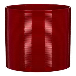 Scheurich &Uuml;bertopf 'Intense Red 14/828' Keramik rot &Oslash; 14 x 13 cm