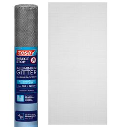 Tesa Ersatzrolle f&uuml;r Fliegengitter 'Alu Comfort' grau 100 x 120 cm