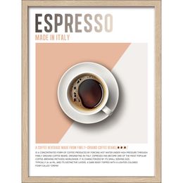 Pro Art Pro-Art Kunstdruck Framed-Art Slim Scandic 'Espresso' 33 x 43 cm gerahmt