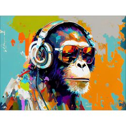 Pro Art Pro-Art Leinwandbild Canvas-Art 'Headphones I' 120 x 90 cm