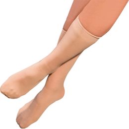 Damen Kniestr&uuml;mpfe beige, Gr&ouml;&szlig;e 0