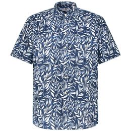 Herren Gro&szlig;e Gr&ouml;&szlig;en | Pfundskerl Freizeithemd aus Leinen Farbe blau/wei&szlig; Gr&ouml;&szlig;e: 8XL