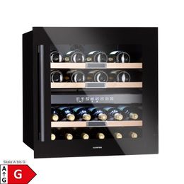 Klarstein Vinsider 36 Onyx Edition Weink&uuml;hlschrank 2 K&uuml;hlzonen 5-22&deg;C 85l Onyx 36 Flaschen