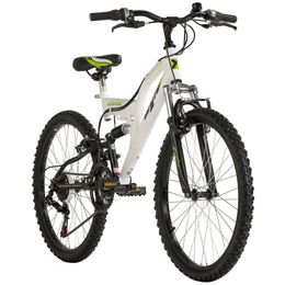 WYLD WYLD Kinder-Mountainbike Fully 24'' Zodiac 18 G&auml;nge RH 38 cm