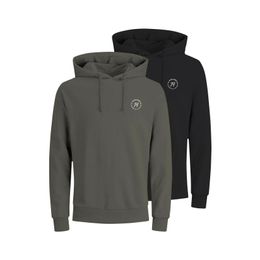 Jack & Jones Jack & Jones Hoodie Jaxon Kapuzensweatshirt Doppelpack