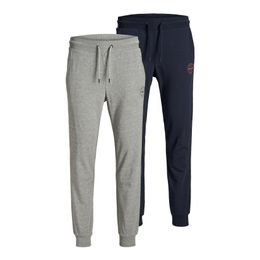 Jack & Jones Jack & Jones Hose 2er-Pack Sweathosen in bequemer Passform mit Kordelzug