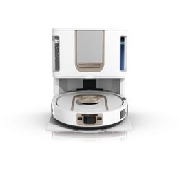 SHARK RV2910XEEUWH ThermaCharged PowerDetect Saugroboter mit Wischfunktion (0,36 l Staubbeh&auml;lter, NeverTouch Pro-Basisstation, Wischfunktion, DirtDetect, FloorDetect, EdgeDetect, NeverStuck Technologie)