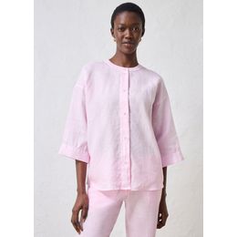 bonprix Oversize-Bluse aus reinem Leinen, rosa, Gr.44, bequeme Oversize-Bluse aus hochwertiger Premium Leinen, aus Leinen