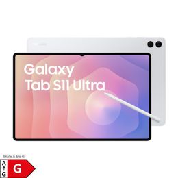 Samsung Galaxy Tab S11 Ultra 512GB 5G, Silber Tablet (14,6 Zoll, 12GB Arbeitsspeicher, inkl. S-Pen Eingabestift)