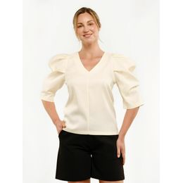 Blusentop LIBERT&Eacute; ESSENTIEL "Libert&eacute; Essentiel Shirt WINNIE", Damen, Gr. L, creamy, Obermaterial: 100% Polyester - PES, Blusen Blusentop