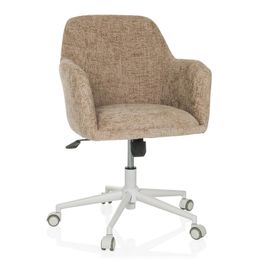 hjh LIVING Home Office B&uuml;rostuhl SOLAO HOME Stoff mit Armlehnen