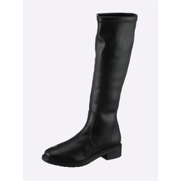 Heine Witt Damen Stiefel, schwarz, Gr&ouml;&szlig;e 37