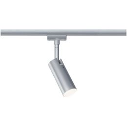 Paulmann Schienensystem-Leuchten "URail Spot Tubo 1x4W 4000K 230V", grau (chromfarben), 1, &Oslash; 4,3cm H: 19,7cm, 1 Stk., Leuchten, 3-Step-Dimmbar, LED Schienensystem