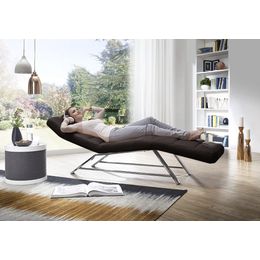 Relaxliege W.Schillig "daily dreams bequem und elegant, B/T 75/170cm", braun (braun z59), B:75cm H:91cm T:170cm, Longlife Xtra-Leder Z59: Glattleder mit modischer Pr&auml;gung. Hautst&auml;rke 0, 9 - 1, 1 mm;Longlife Xtra-Leder Z69: Das feinnarbige, gedeckte Softleder Z69 besticht durch seine au&szlig;ergew&ouml;hnliche Weichheit im trendigen &raquo;Vintage-Look&laquo;, Hautst&auml;rke 0, 9 - 1, 1 mm;Stoff S37 (100% Polyester), Sofas,