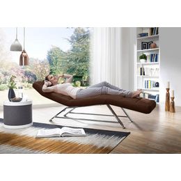 Relaxliege W.Schillig "daily dreams bequem und elegant, B/T 75/170cm", braun (chocolate s37), B:75cm H:91cm T:170cm, Longlife Xtra-Leder Z59: Glattleder mit modischer Pr&auml;gung. Hautst&auml;rke 0, 9 - 1, 1 mm;Longlife Xtra-Leder Z69: Das feinnarbige, gedeckte Softleder Z69 besticht durch seine au&szlig;ergew&ouml;hnliche Weichheit im trendigen &raquo;Vintage-Look&laquo;, Hautst&auml;rke 0, 9 - 1, 1 mm;Stoff S37 (100% Polyester), So
