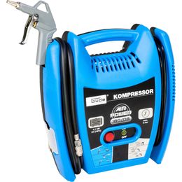 G&uuml;de Kompressor G&Uuml;DE "Airpower 180/08", blau (ohne farbbezeichnung), B:15,5cm H:33,5cm, Kompressoren, leichter & handlicher Kompressor inkl. umfangreichem Zubeh&ouml;rpaket
