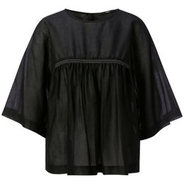 LANIUS Damenbluse mit Kr&auml;useln