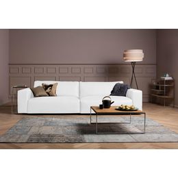 Big-Sofa Musterring "LUCIA Mega Sofa, zeitlos, bequem, Breite 292cm", wei&szlig; (snow bax), B:292cm H:81cm T:124cm, Flachgewebe FLORIS (100% Polyester);Flachgewebe VALMONT (60% Baumwolle/ 40% Leinen);Microfaser CRONA (100% Polyester), Sofas, Big-Sofa, in vielen Qualit&auml;ten und 4 unterschiedlichen N&auml;hten, 3-Sitzer