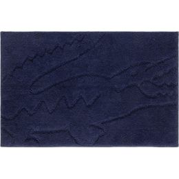 Badematte Lacoste "&raquo;LHERITAGE&laquo;", blau (navy), H:20mm, Polyester, Badematten, Badematte, hochwertige Badematte in Gr&ouml;&szlig;e 50x80 cm