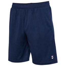 Trainingsshorts Hummel "hmlPULSE TRAINING SHORTS", Herren, Gr. S (46), N-Gr, blau (marineblaus), Obermaterial: 100% Polyester, Hosen