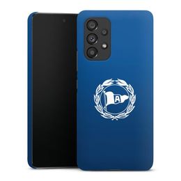 DeinDesign Galaxy A53 5G Handy Premium Case Smartphone Handyh&uuml;lle Schutzh&uuml;lle gl&auml;nzend Arminia Bielefeld Official Licensed Product Soccer Premium Case
